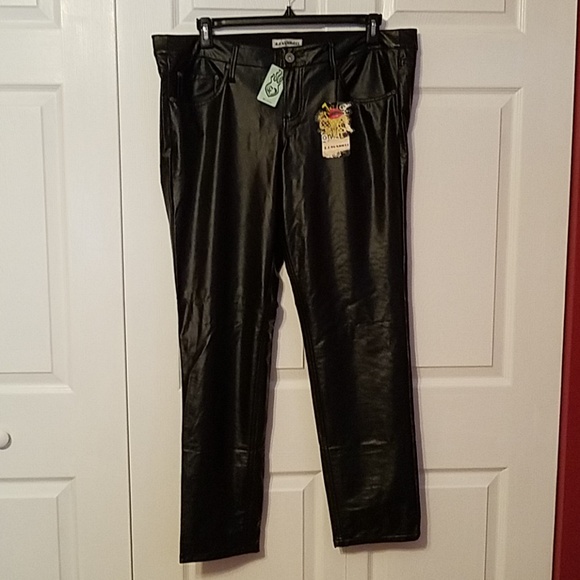 torrid | Pants & Jumpsuits | Torrid Pleather Skinny Jeans Rare Plus ...